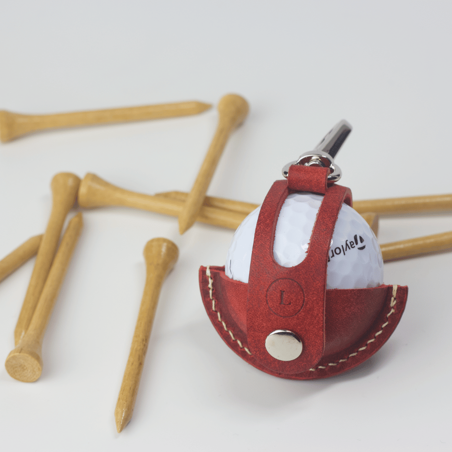 Golf Ball Holders | Handmade Leather Goods | Layover and Co.